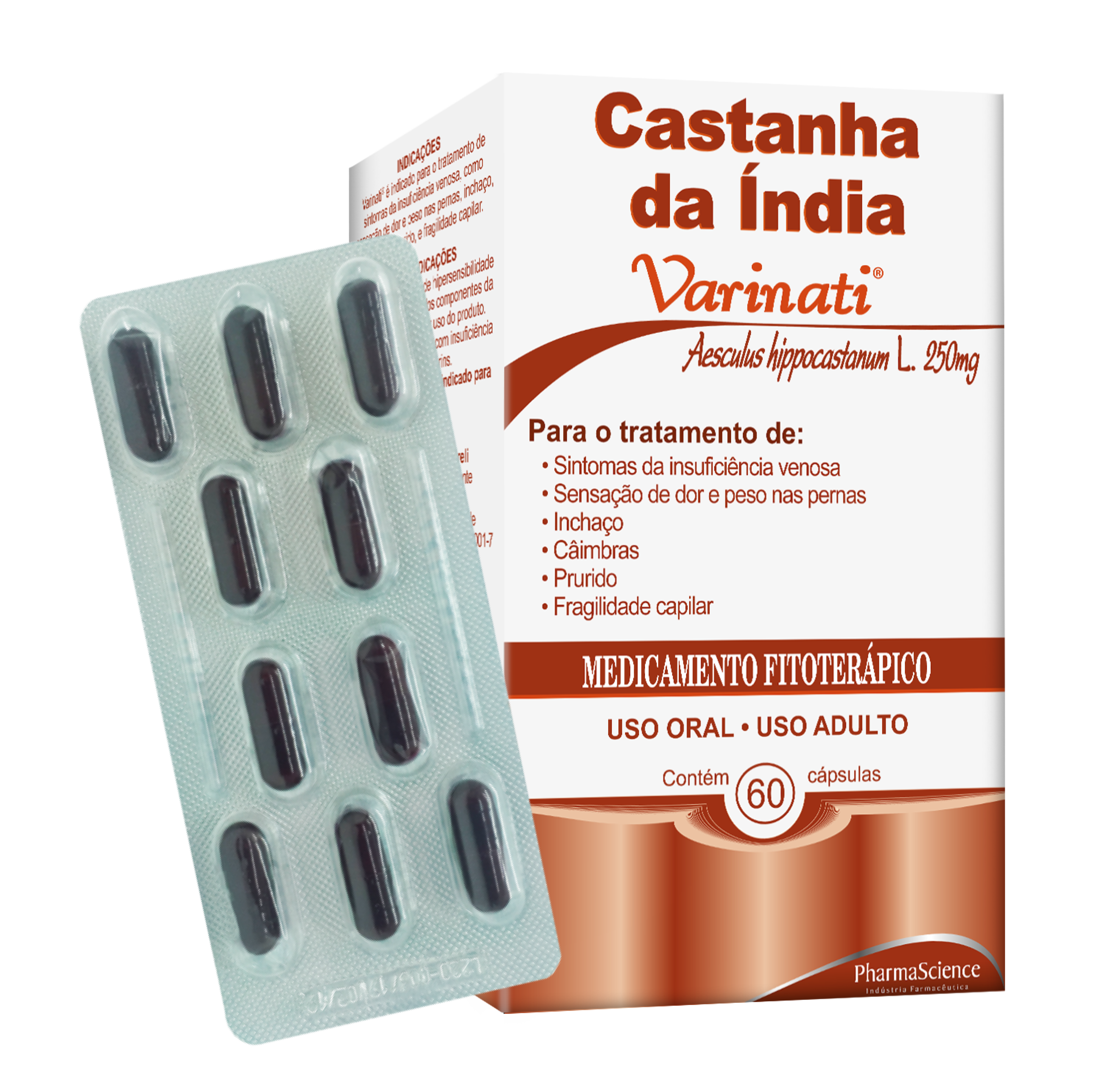 Remédio para varizes - Varinati - PharmaScience Indústria Farmacêutica